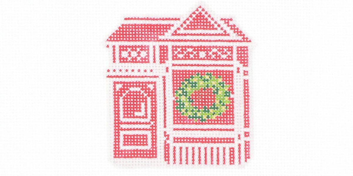 Painted Lady - Christmas Edition Needlepoint Canvas | Audrey Wu Designs ...